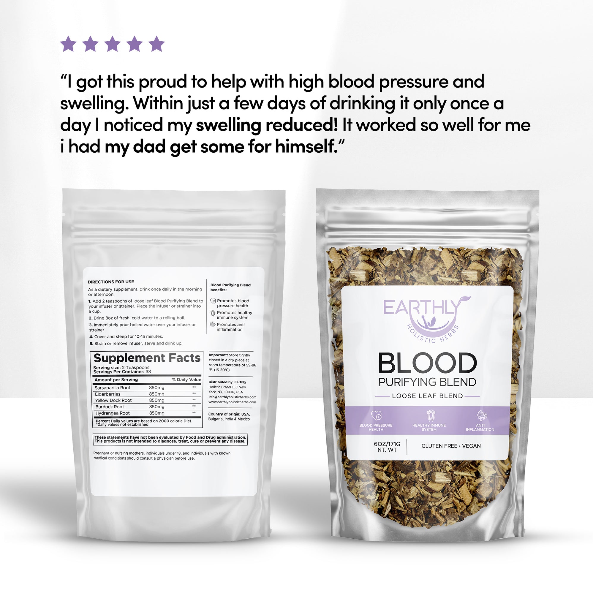 Blood Purifying Blend | Earthly Holistic Herbs