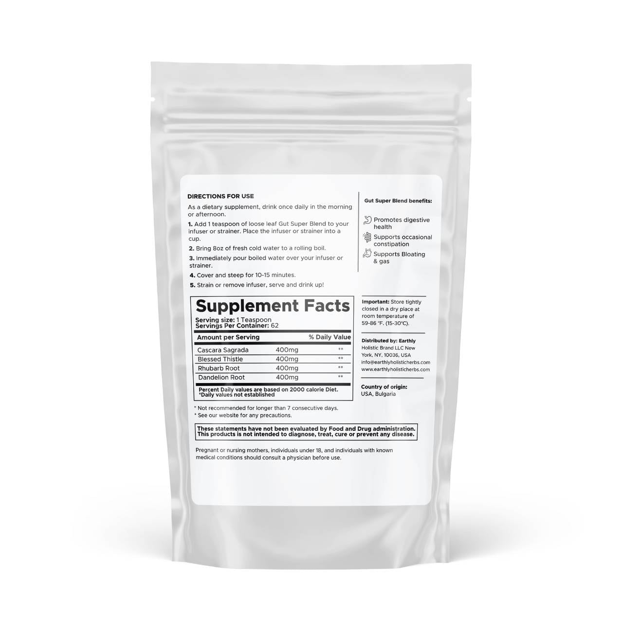 Gut Super Blend | Earthly Holistic Herbs